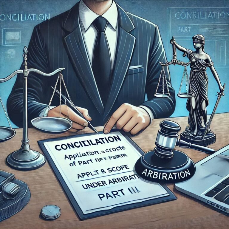 Part III Conciliation Application and Scope of Part III - The Law Codes